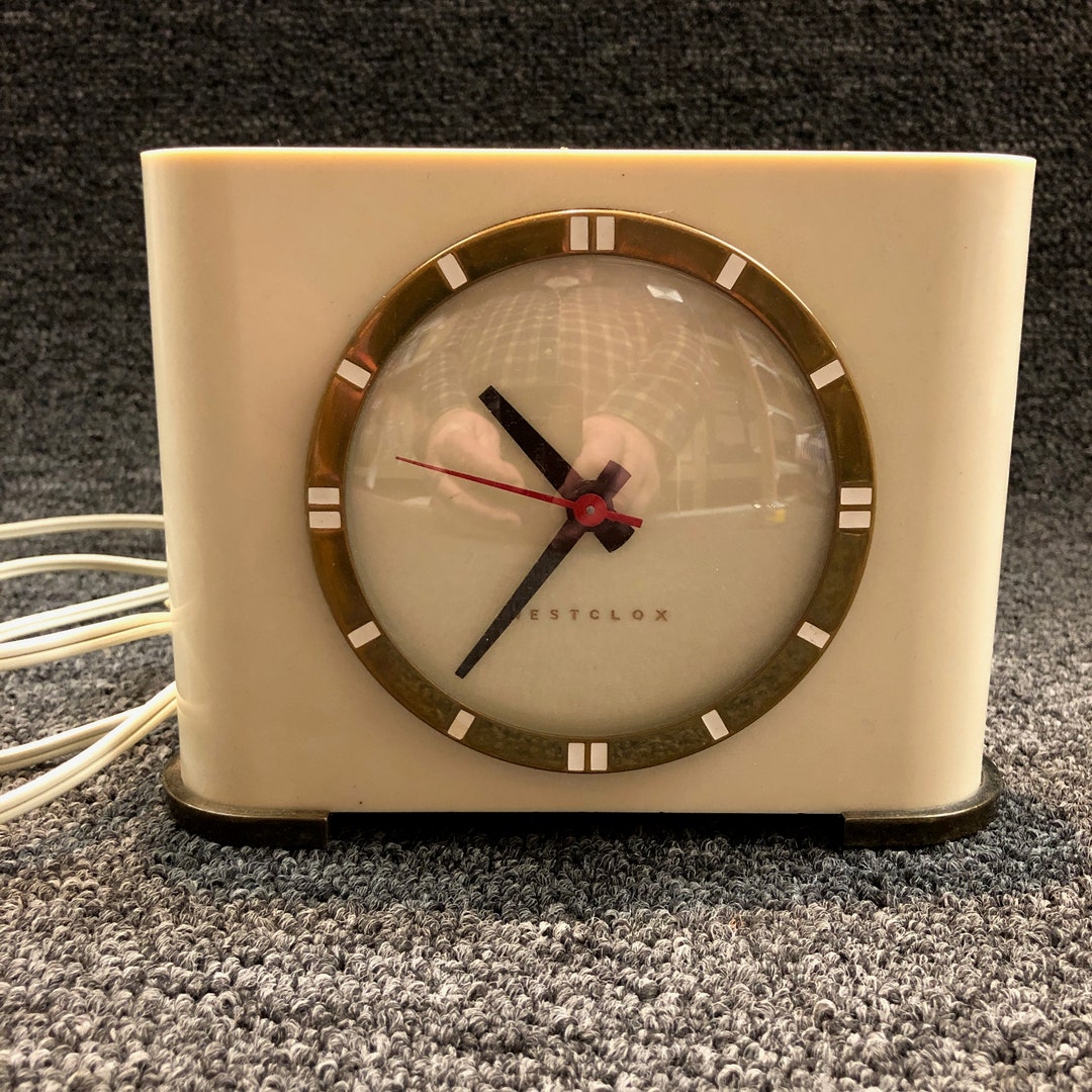 Vintage 1930s Bakelite Electric Clock Westclox Ben Franklin Model S4 - Etsy