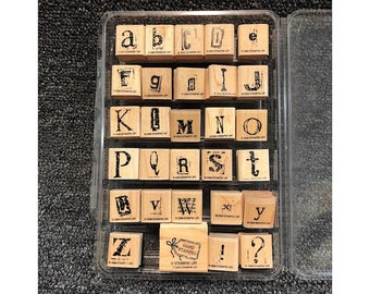 Stampin up Alphabet Set - Etsy
