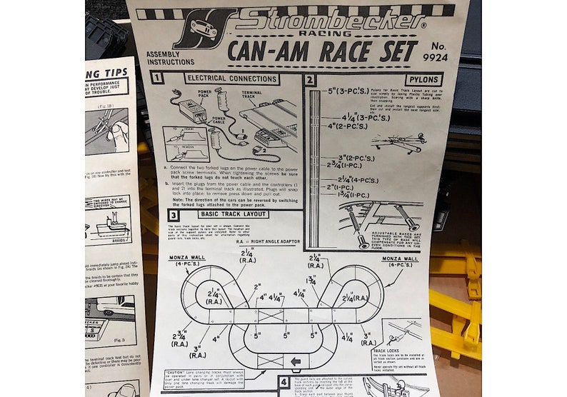 Strombecker Can-am Model Road Race Set 1/32 Scale 100% Complete - Etsy