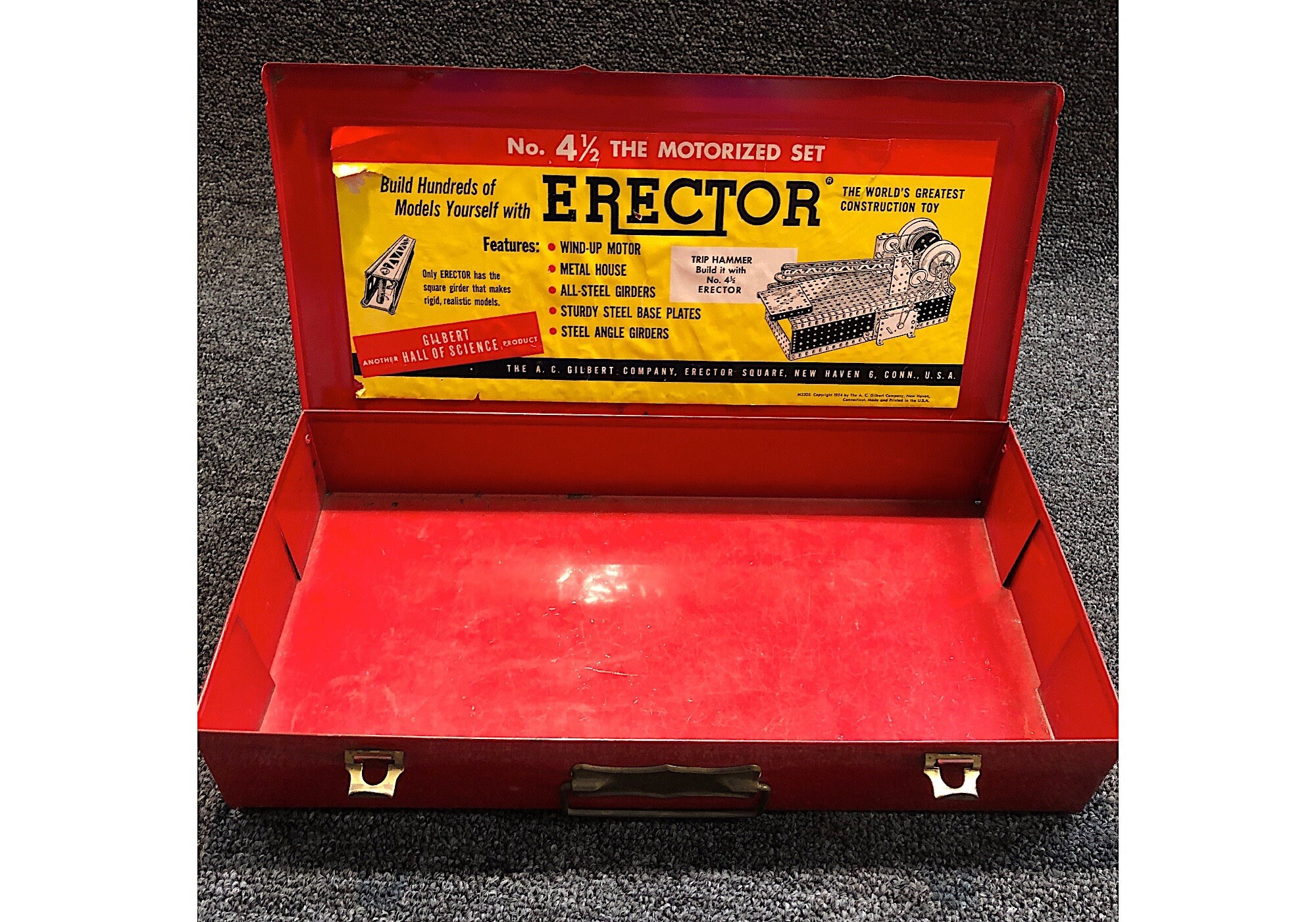 AC Gilbert Erector Set No 4-1/2 Box Only - Etsy