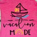 Vacation Shirts on Vacation Mode Vaca Mode Tank Top Boating Tank Top ...