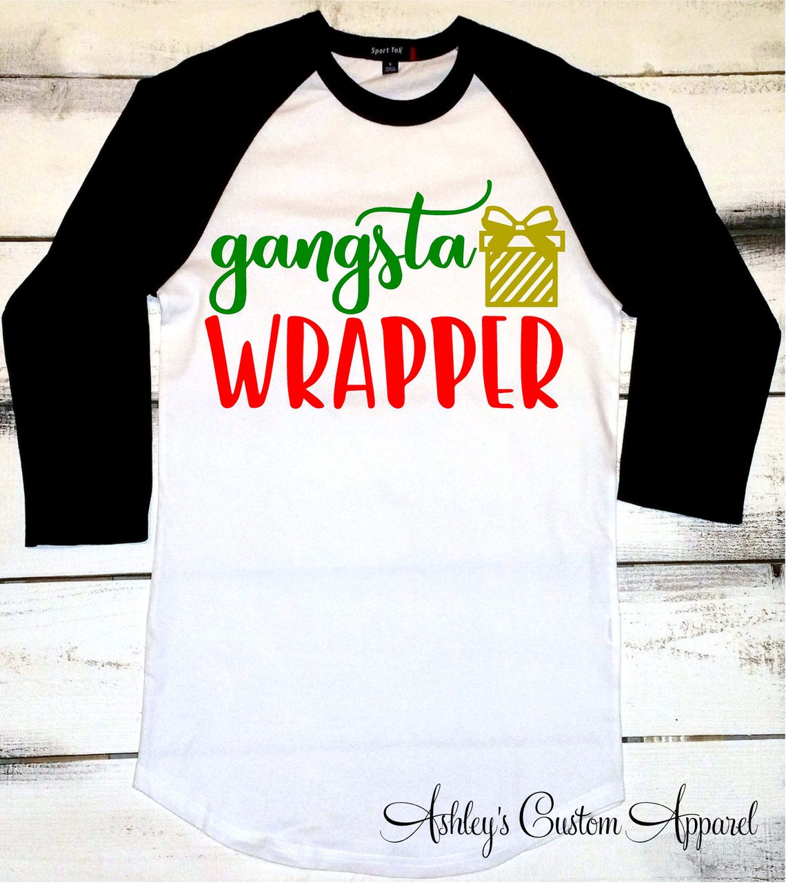 Christmas Shirts Gangsta Wrapper Shirt Funny Christmas - Etsy