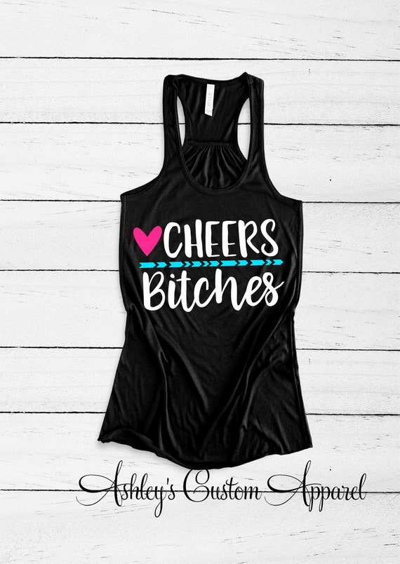 Funny Drinking Shirts Girls Night Out Shirt Cheers Bitches | Etsy