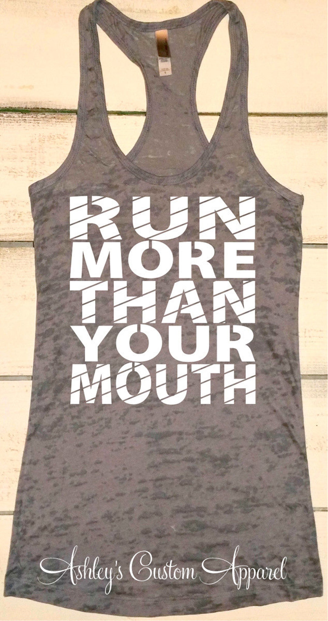Running Tank Top Womens Workout Shirt Gift for a Runner Marathon Tanks ...