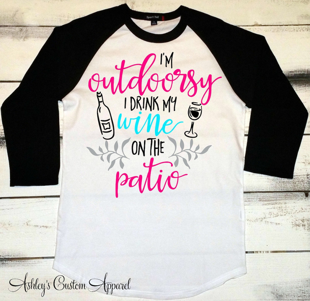 Funny Drinking Shirt. Wine Shirt. Shirts With Sayings. I Just Want to ...