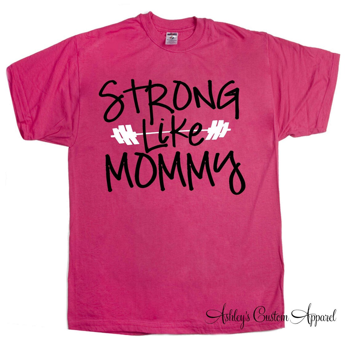 Strong Like Mommy Youth Workout Shirt Strong Like Mom Shirt - Etsy