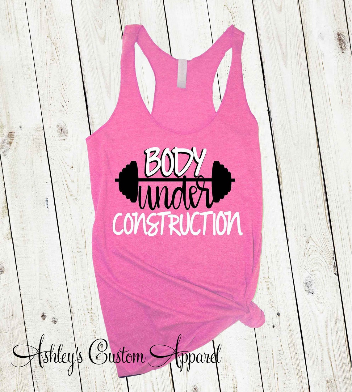 Body Under Construction Womens Workout Tank Tops Weight Loss Journey ...