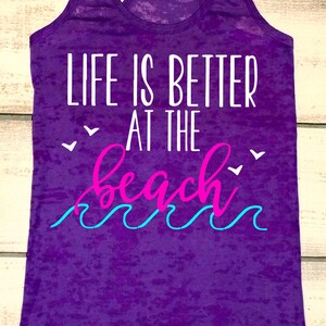 Life is Better at the Beach Beach Cover Up Beach Tank Top | Etsy