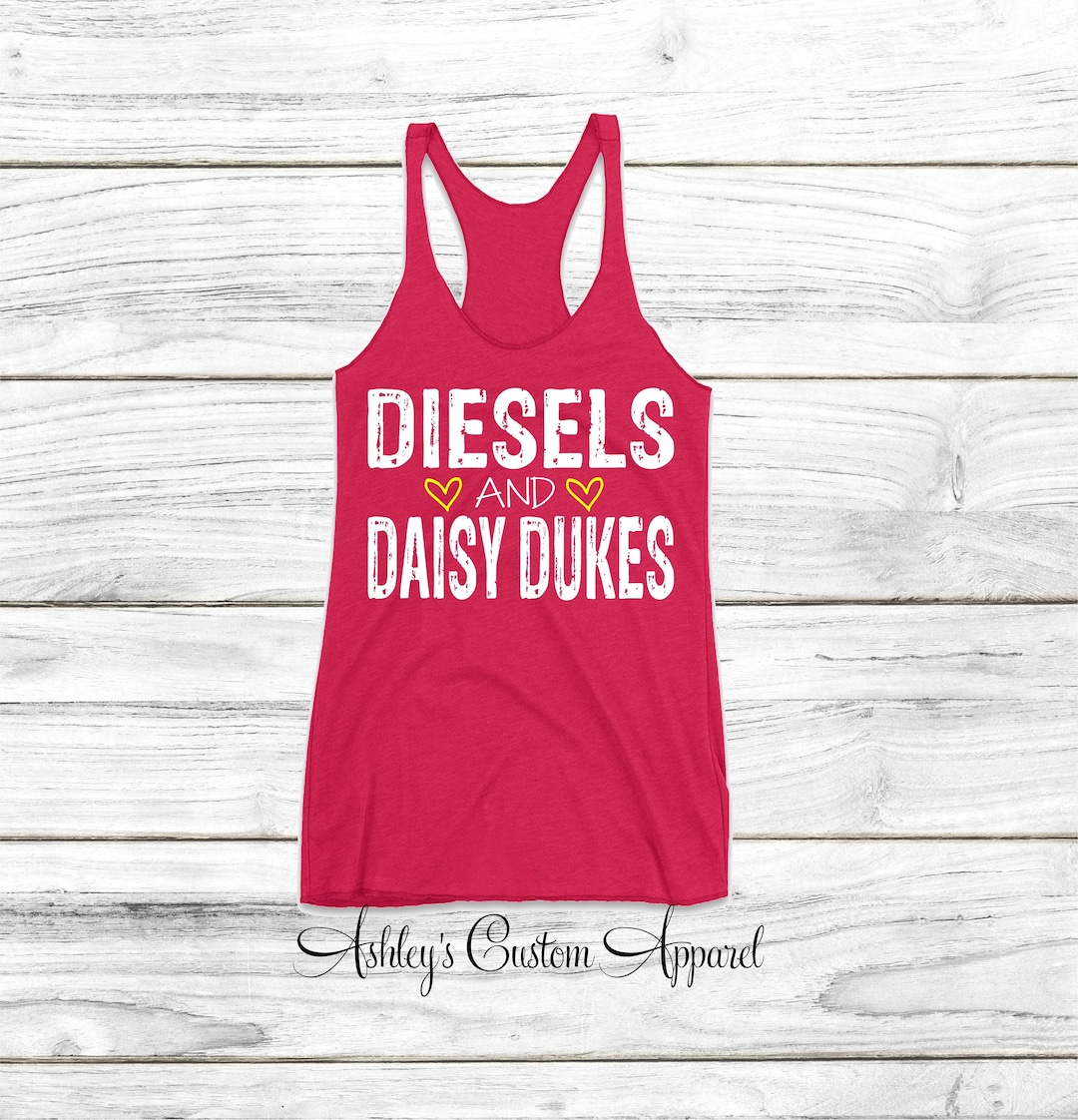 Diesels and Daisy Dukes Country Tank Tops Southern Women Sayings Shirt ...