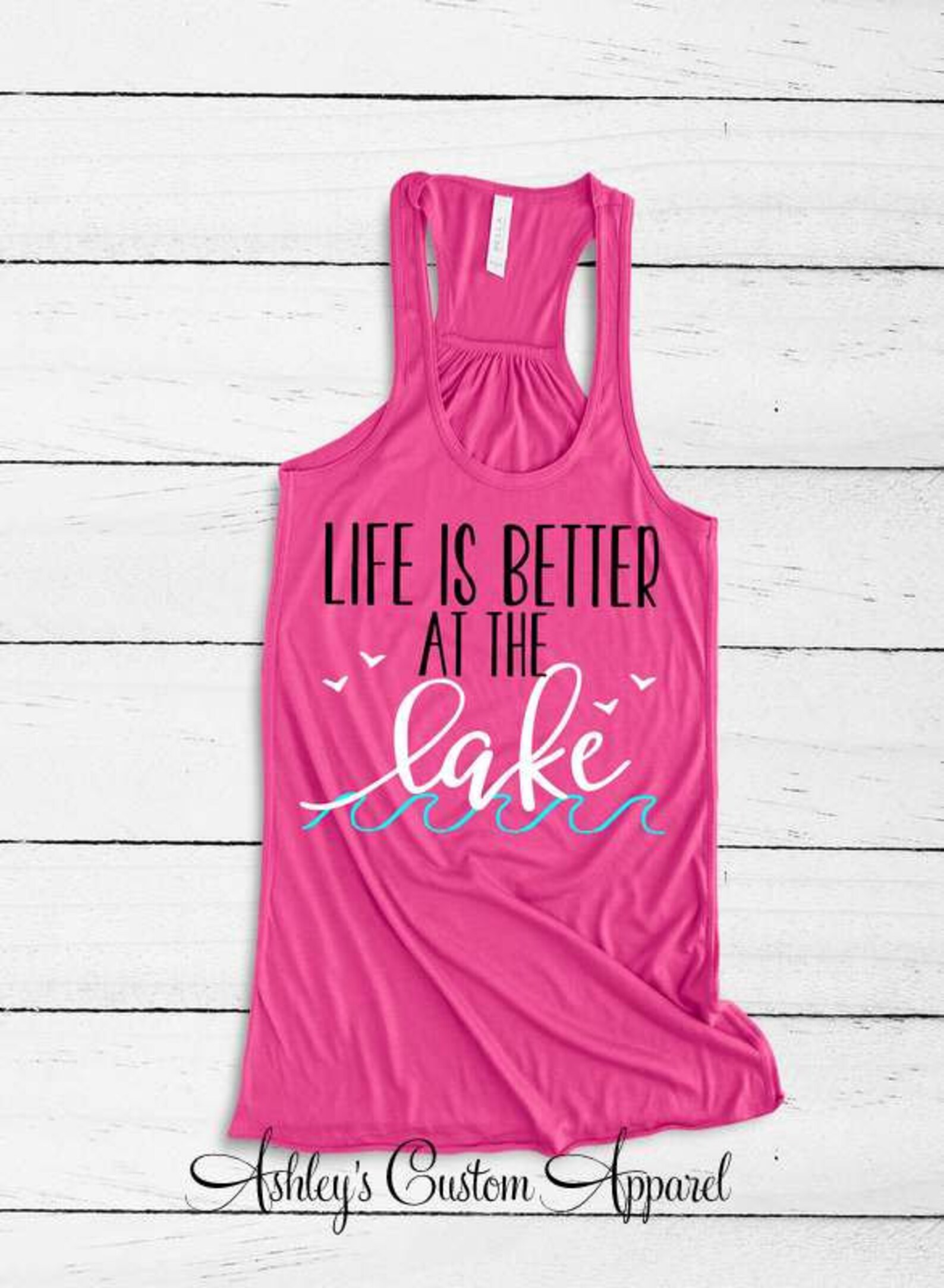Lake Tank Top,life is Better at the Lake, Summer Tanks, Lake Shirts ...