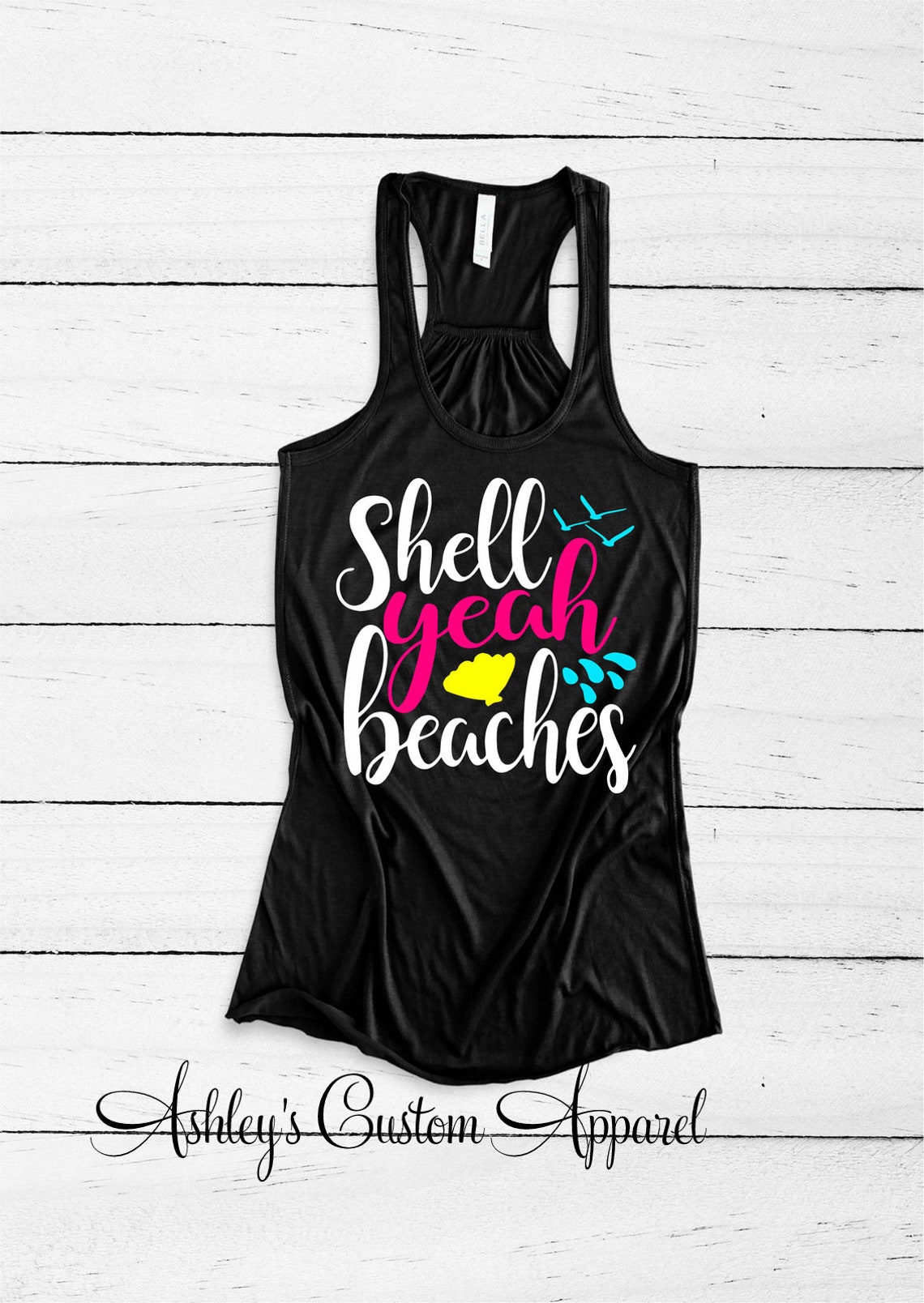 Shell Yeah Beaches Cute Beach Shirts for Women Girls Trip - Etsy