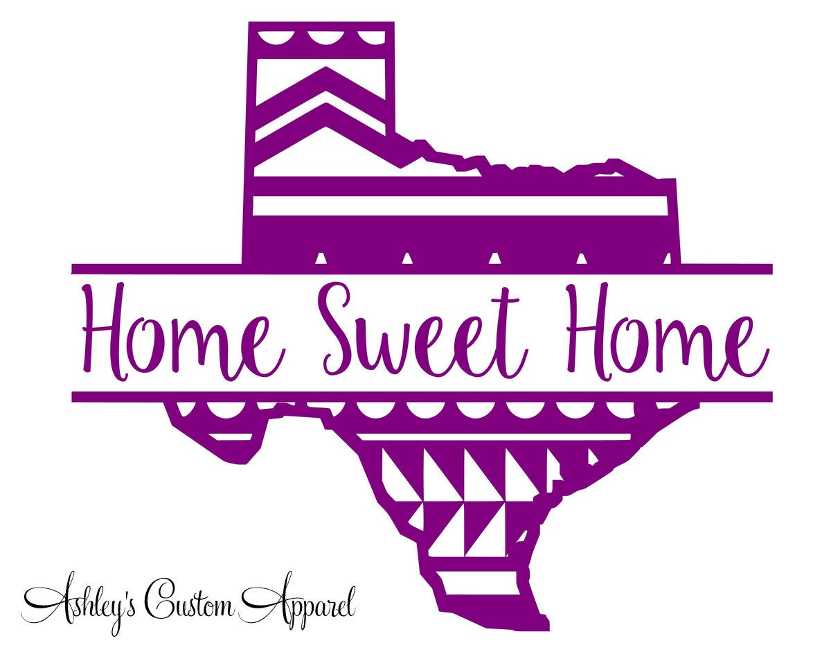 Texas Decal | Home Sweet Home | Custom Decal | Vinyl Car Decals | Aztec ...