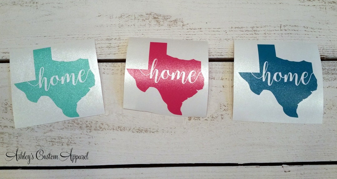 Texas Decal, Home Texas Decal, Vinyl Decals, Texas Stickers, Home ...