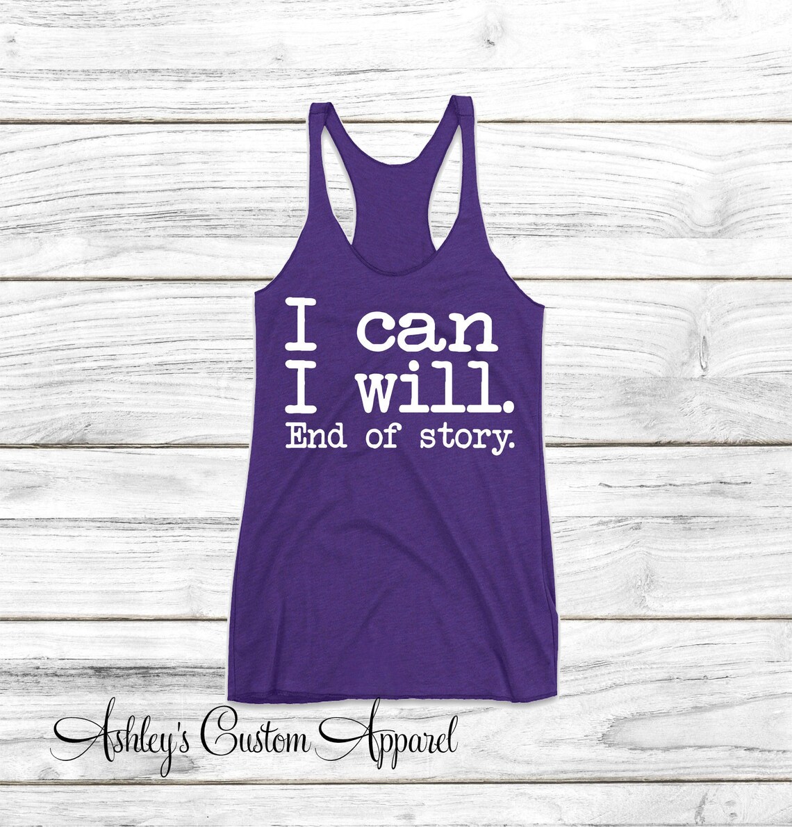 I Can I Will Inspirational Shirt Fitness Motivation Work - Etsy