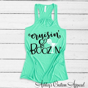 Cruise Shirts Cruising and Boozin Funny Cruise T Shirts Family Cruise ...