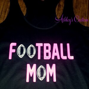 Football Mom With Personalized Name on Back Sport Mom - Etsy