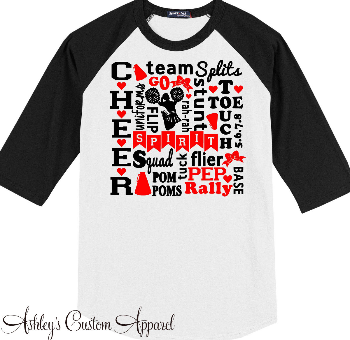 Cheer - Cheer Shirts - Spirit Shirt - Cheer Baseball Tee - Cheerleader ...