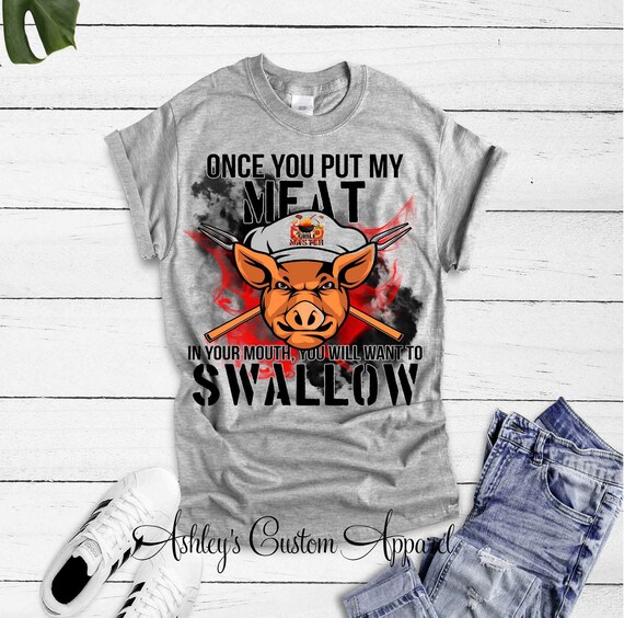 Funny Barbequing Shirts for Men BBQ Humor Shirt Gift Once You - Etsy