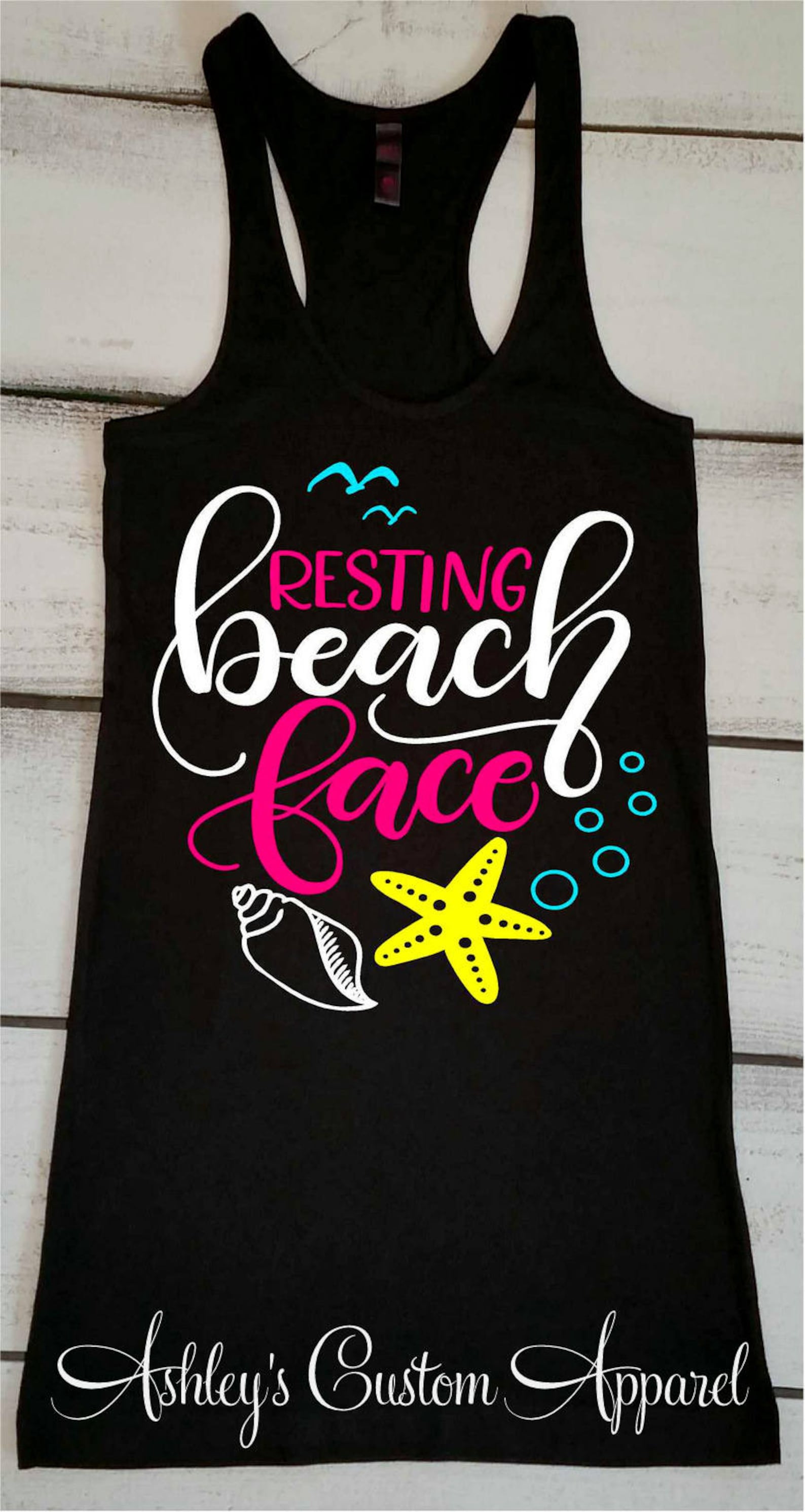 Funny Beach Shirt Resting Beach Face Beach Cover up Summer Vacation ...