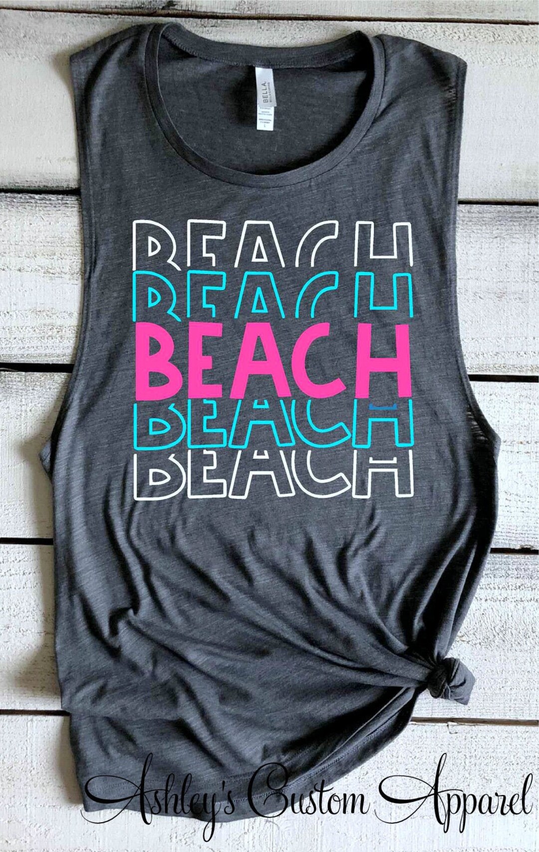 Beach Muscle Tank Top Cute Beach Shirts for Women Beach Please Tee ...