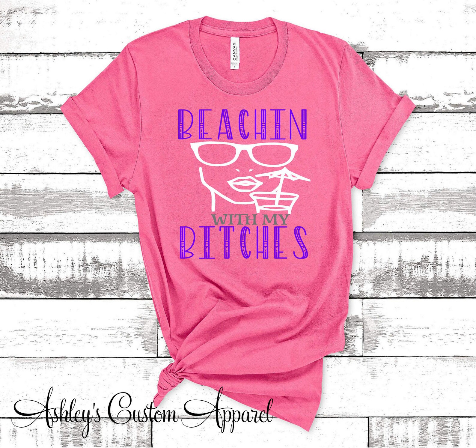 Funny Beach Shirts Summer Beach Vacation Coverup Beachin With - Etsy