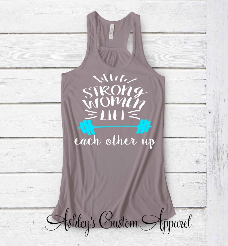 Womens Fitness Tank Top Workout Tank Strong Women - Etsy