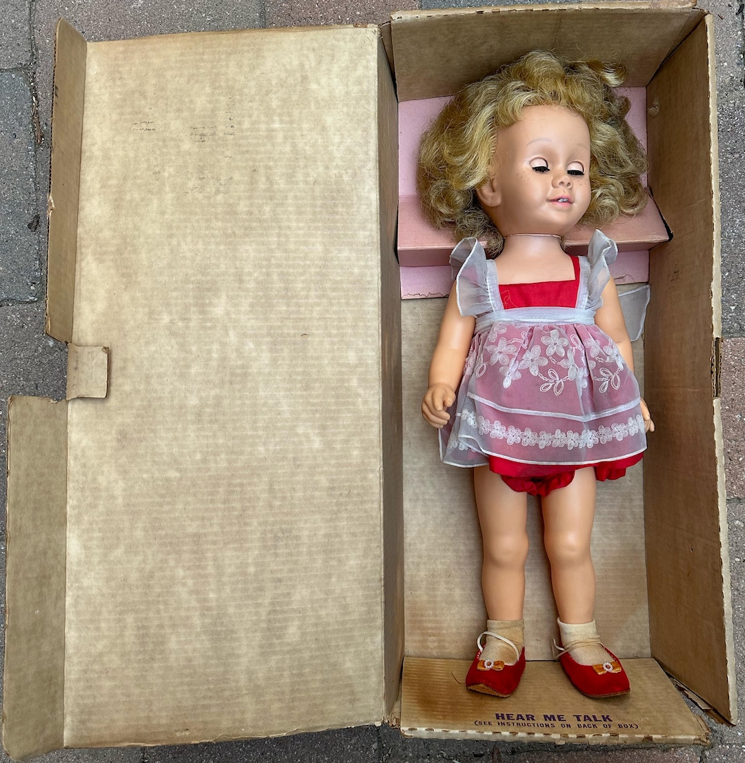 Vintage Mattel Chatty Cathy Vinyl Pull-string 20 Doll With Original Box ...