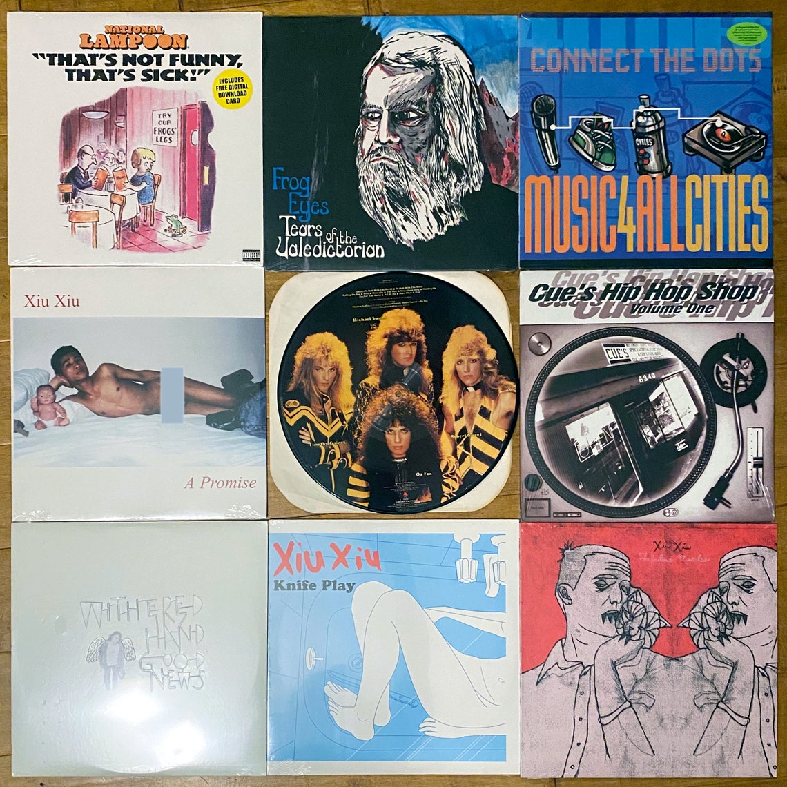 Lot de 9 disques vinyles RARES LP électronique rock | Etsy