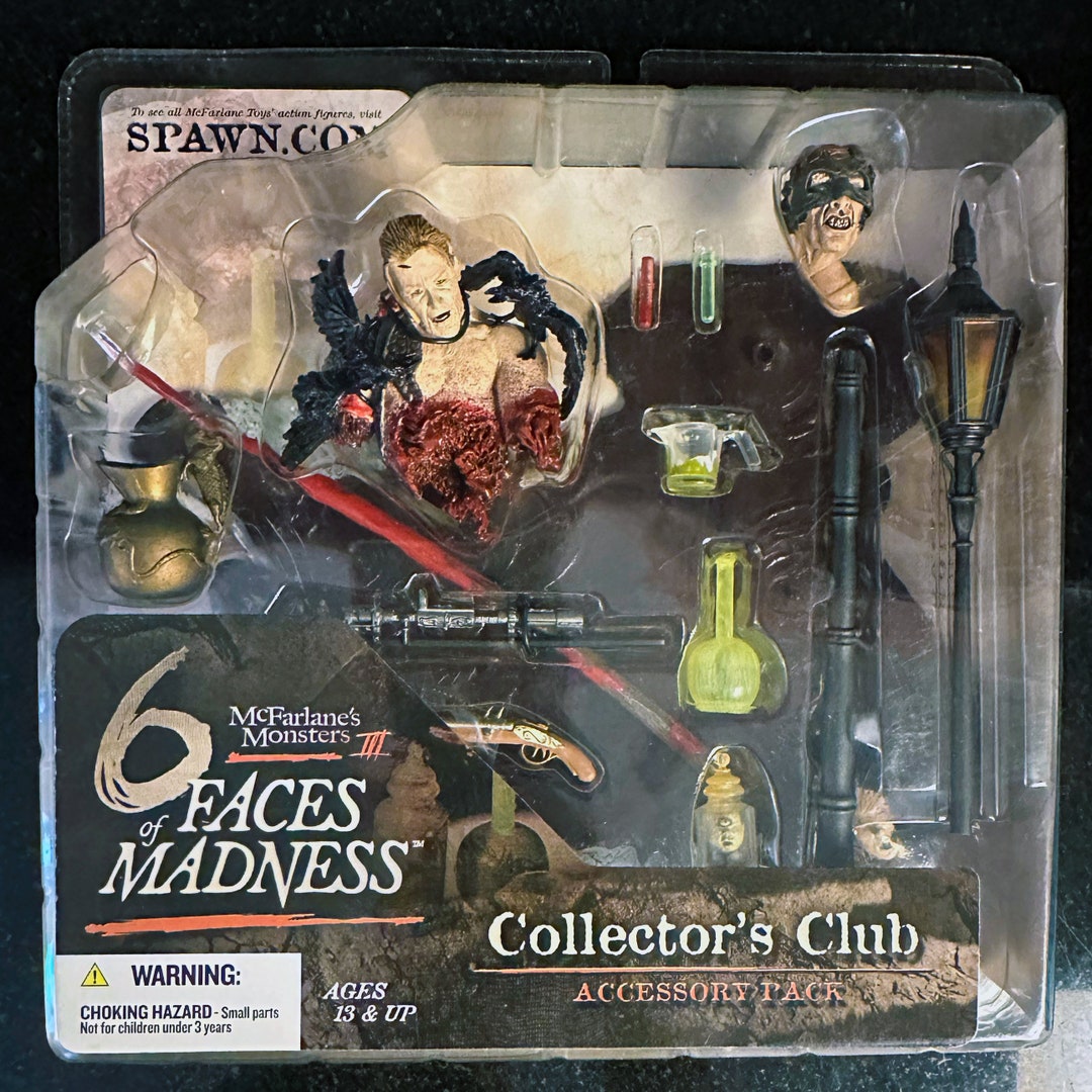 Mcfarlane Toys Accessory Pack 6 Faces of Madness COLLECTOR CLUB ...
