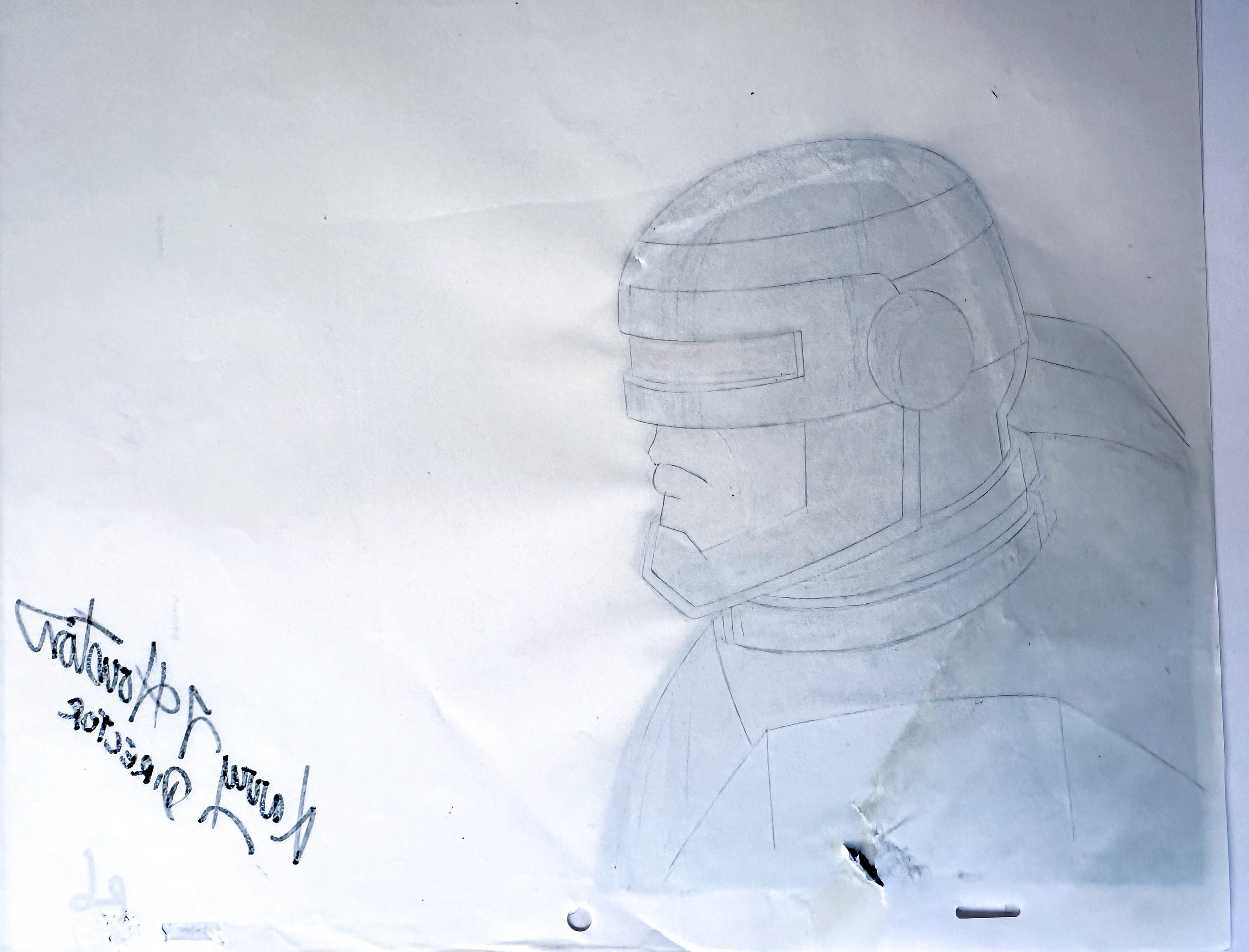Robocop Animation Production Cel Vintage Art Signed by Director Larry ...