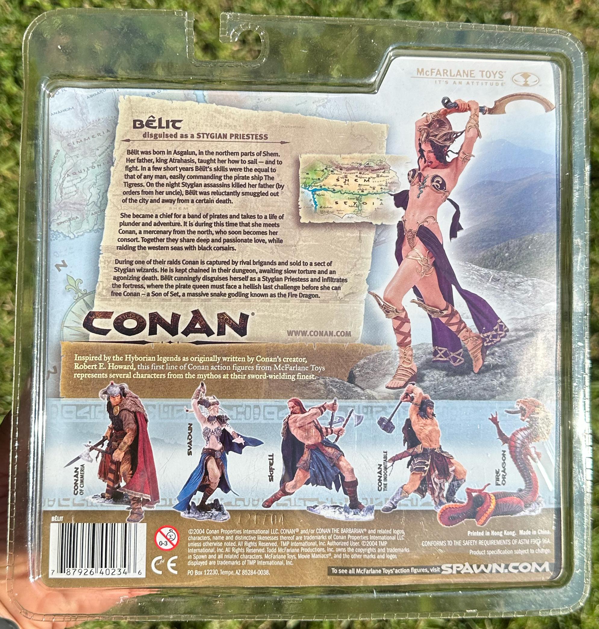 Mcfarlane Toys /spawn Conan Series One Belit 6 Action Figure Toys 2004 ...