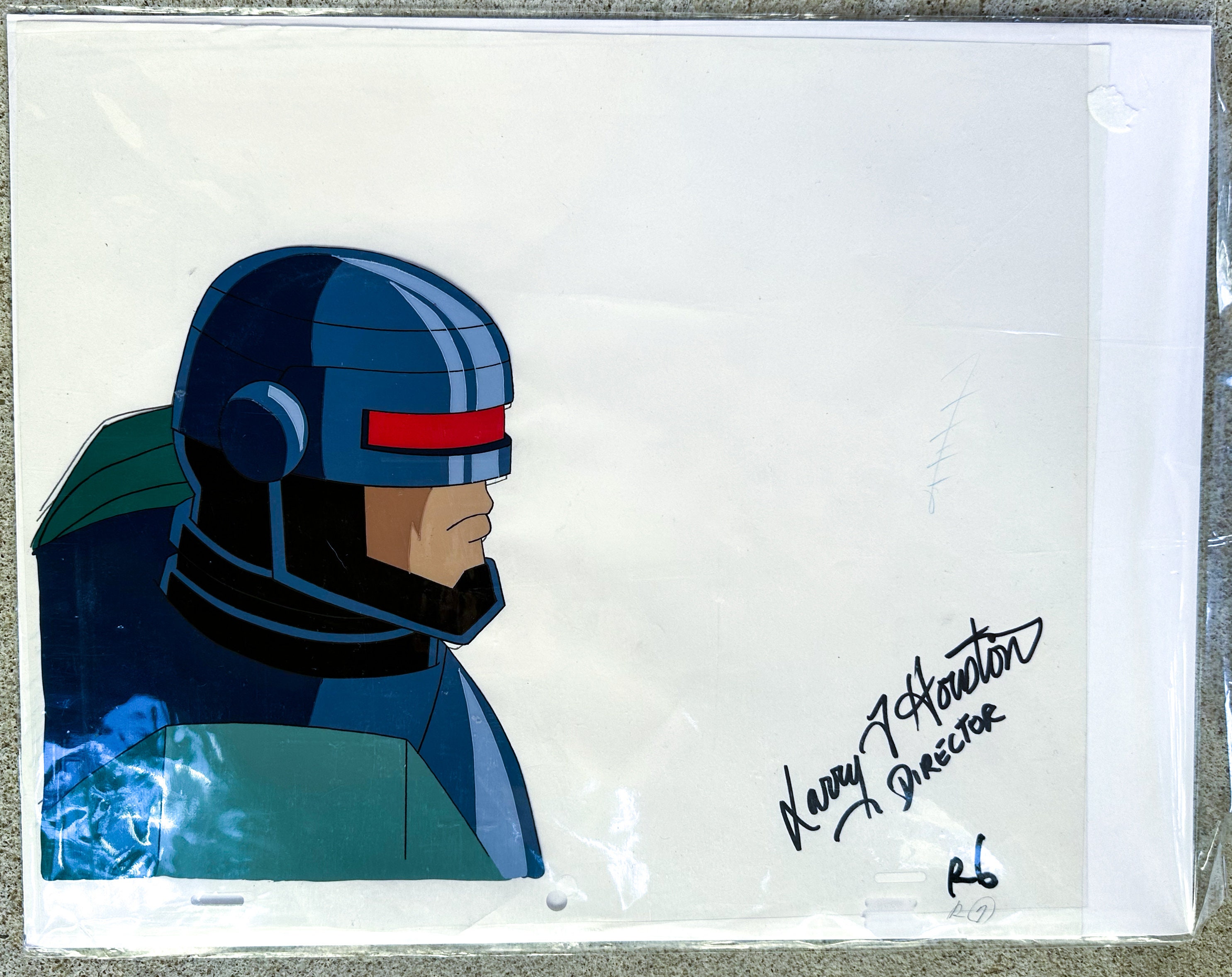 Robocop Animation Production Cel Vintage Art Signed by Director Larry ...