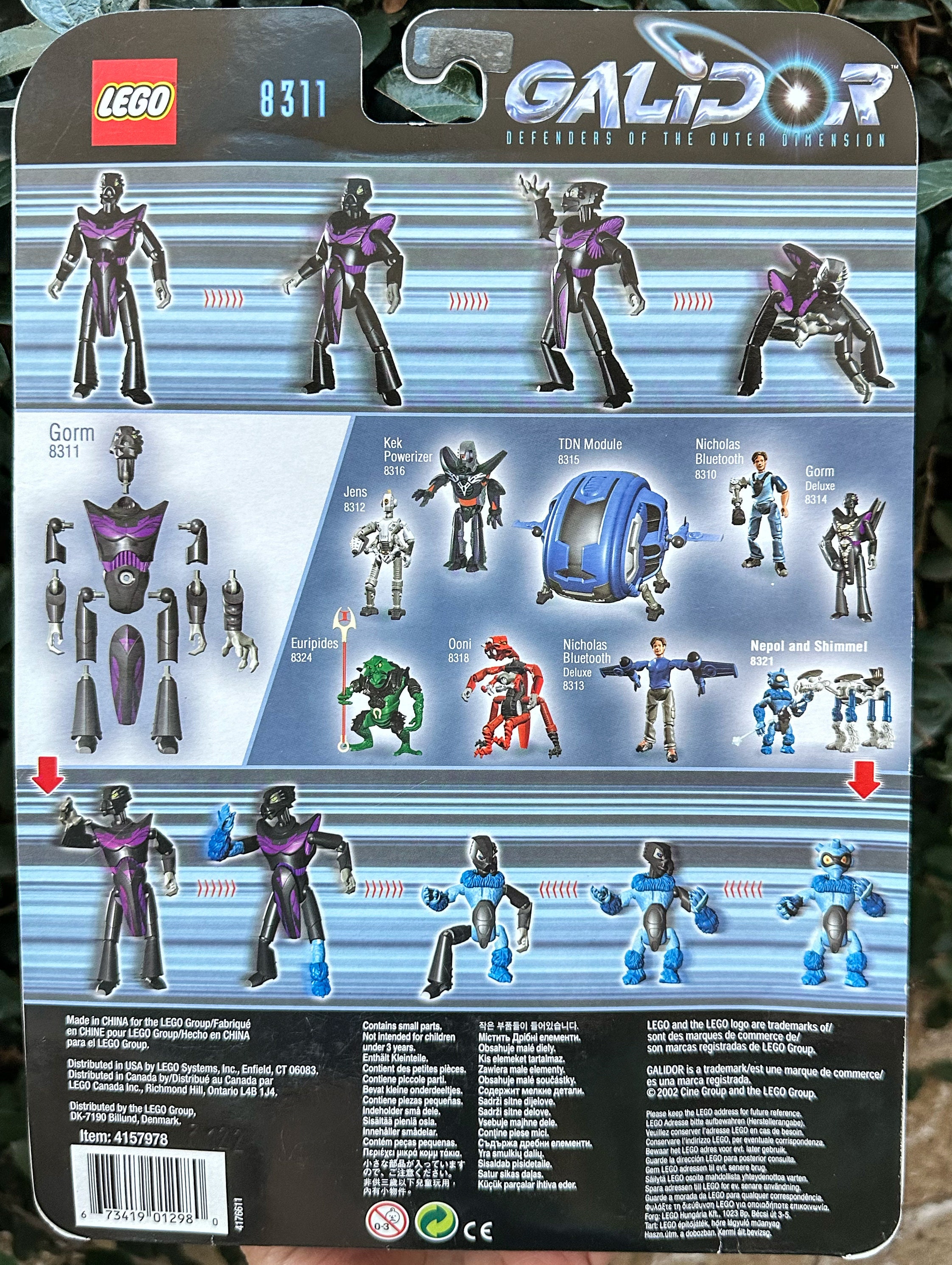Vintage LEGO Galidor: Gorm Defenders of the Outer Dimension 8311 2002 ...
