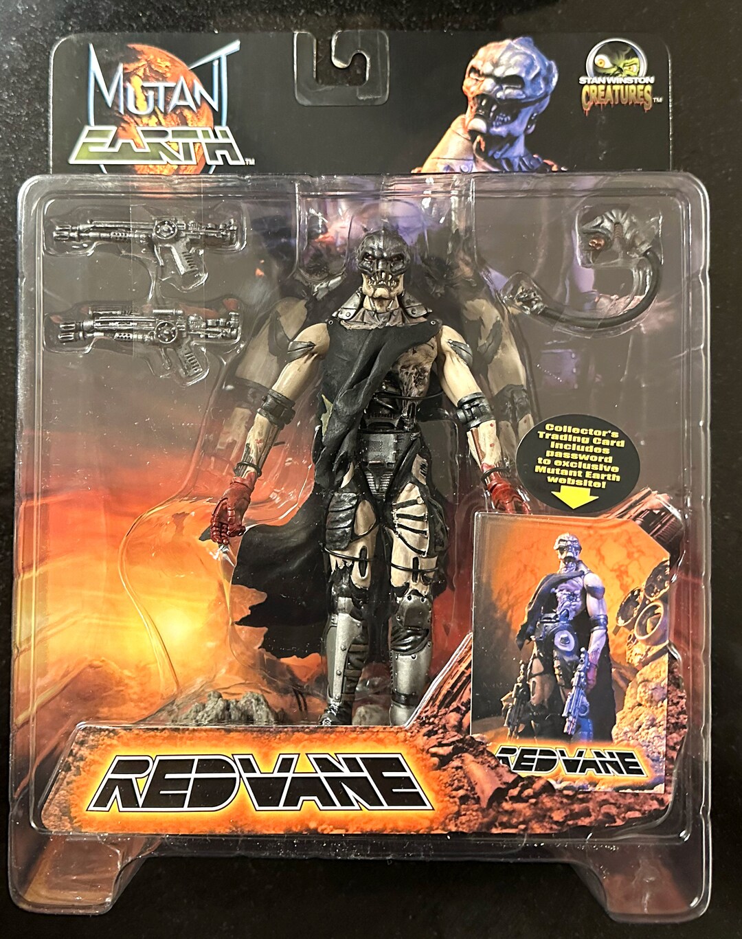 Stan Winston Creatures Mutant Earth Red Vane 7" Action Figure From 2001 ...