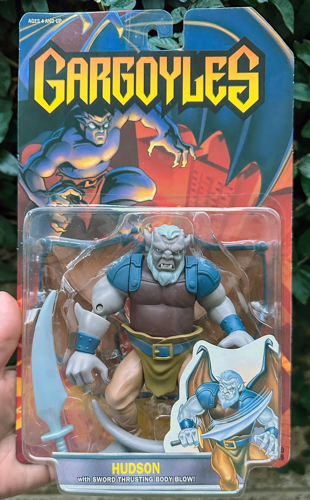 Vintage Kenner Gargoyles Sword Thrusting Hudson Action Figure 1995 - Etsy