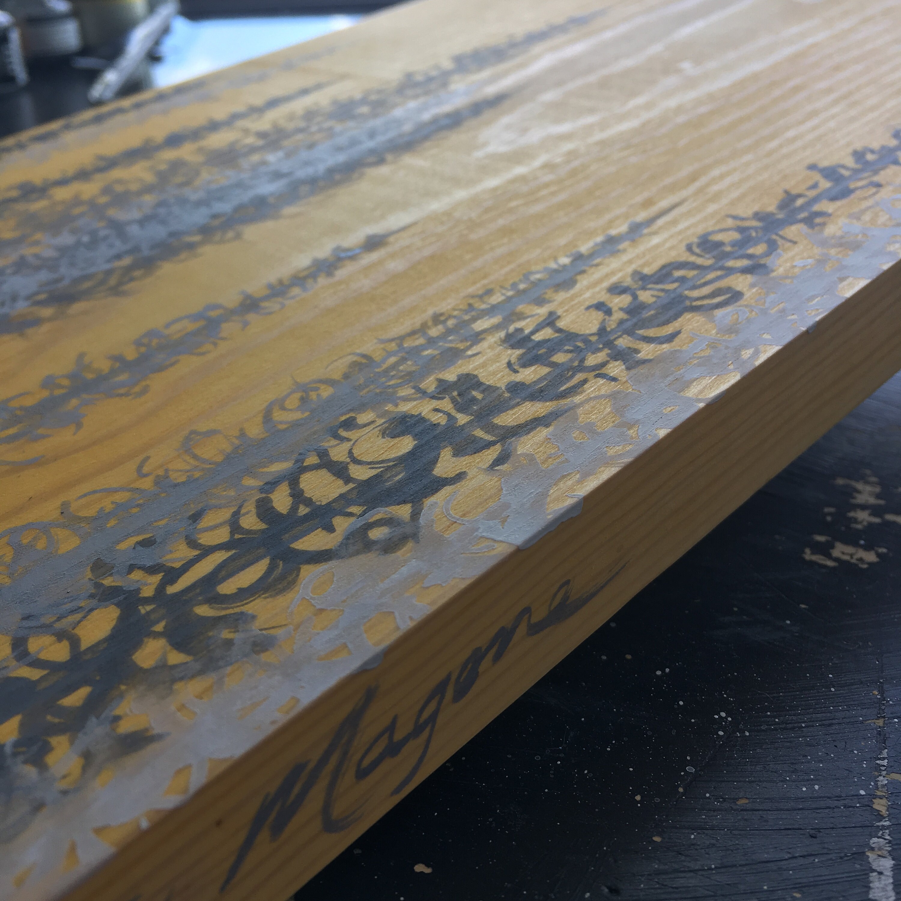 Original Tree Painting on Wood Tree Artwork Original | Etsy