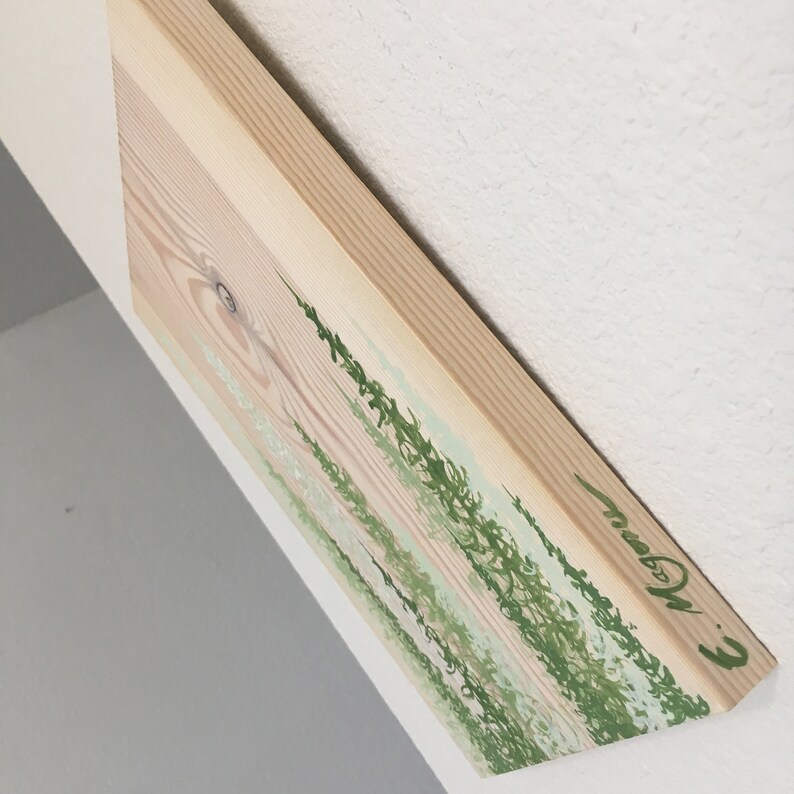 Original Tree Painting on Wood Tree Artwork Original - Etsy