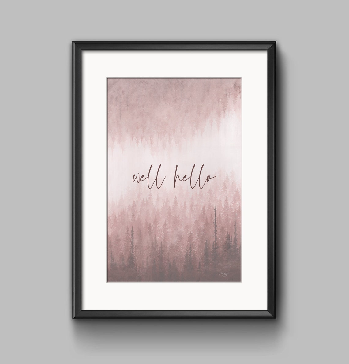 Hello Printable Word Art Hello Print Art Download - Etsy