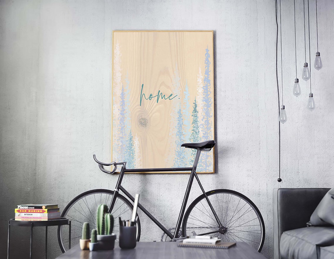 Home Printable Word Art Home Print Art Download Wood - Etsy