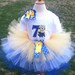 Despicable Me Minion Girls Birthday Tutu Set. 1st Birthday Tutu, 2nd ...