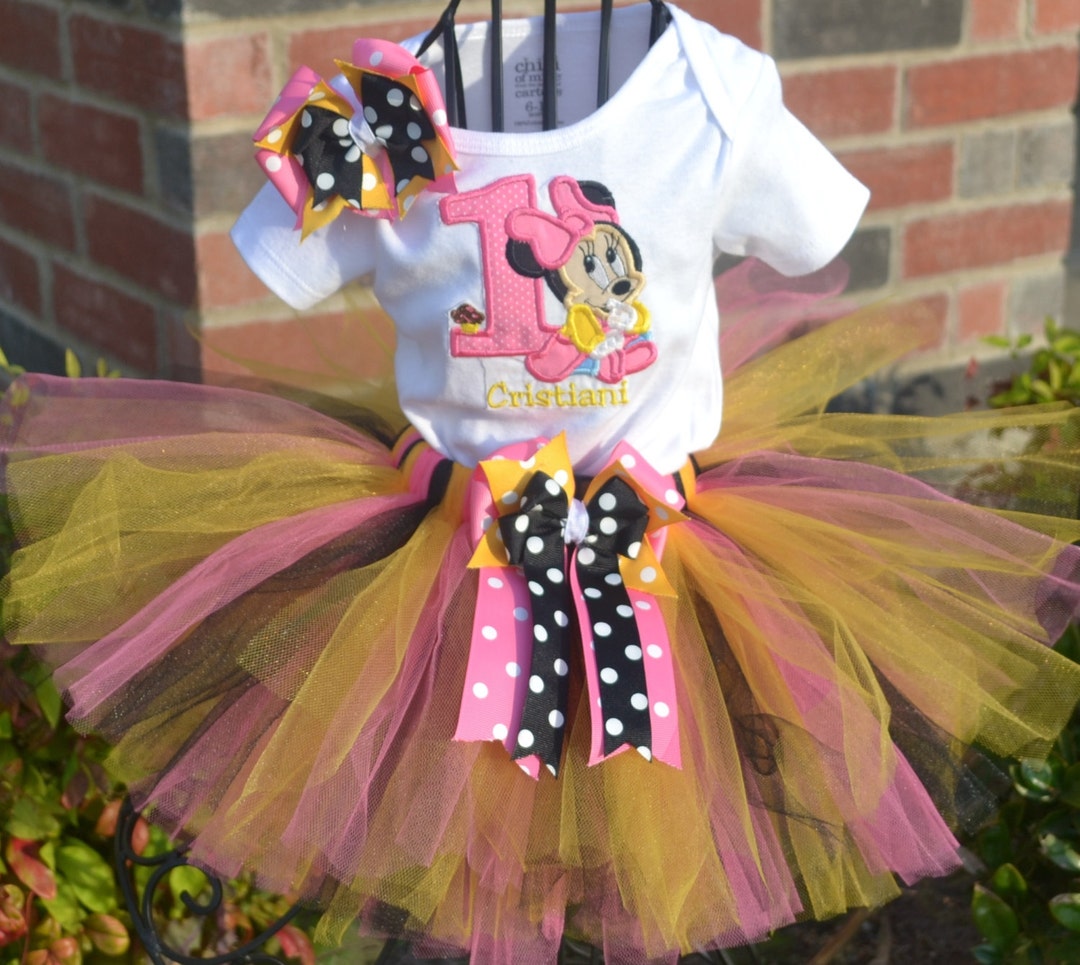 Baby Minnie Tutu Set, Baby Minnie Tutu, Minnie Mouse Tutu Set, Minnie ...