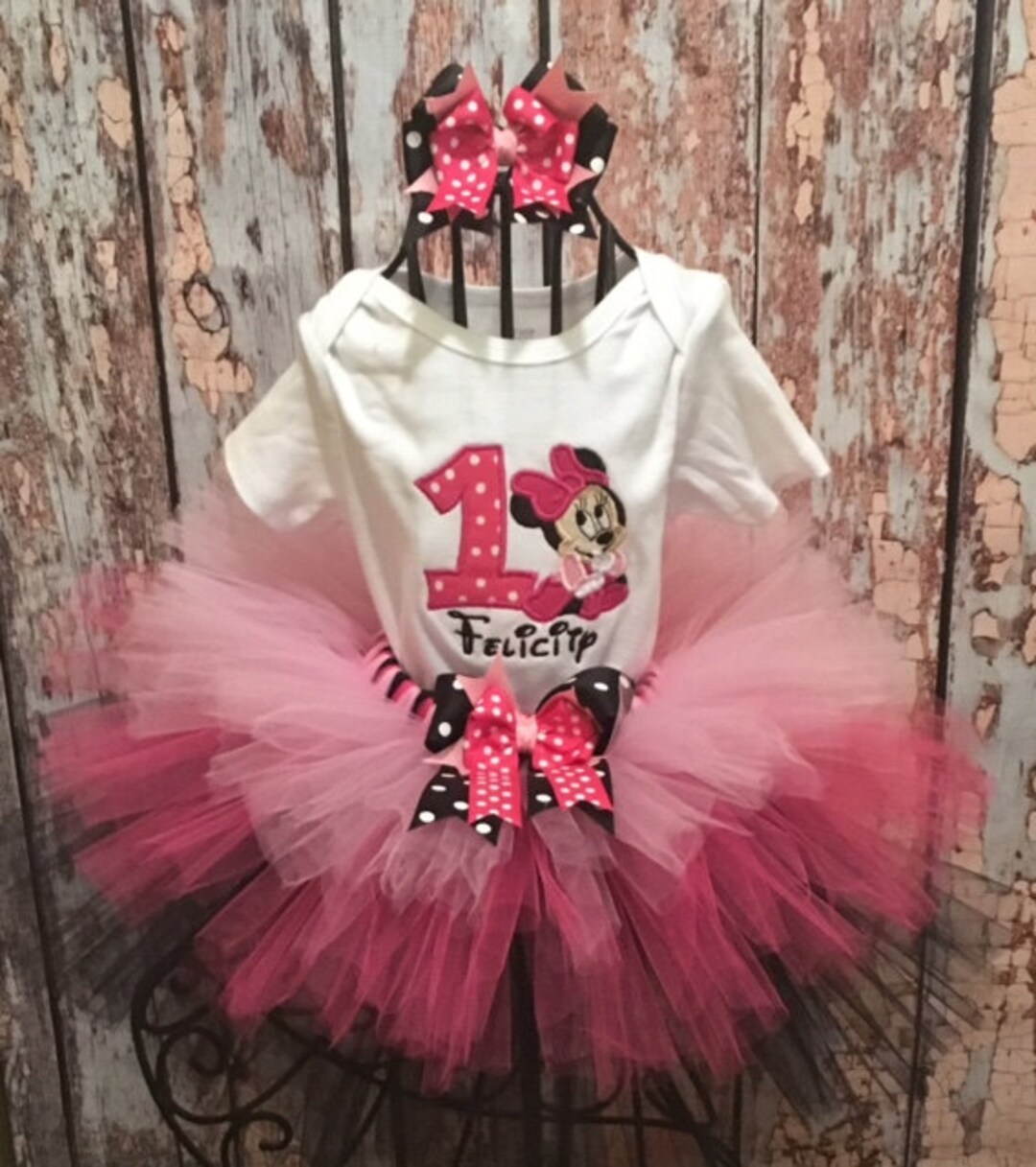 Minnie Mouse Tutu Set, Minnie Mouse Tutu, Minnie Tutu Set, Minnie ...