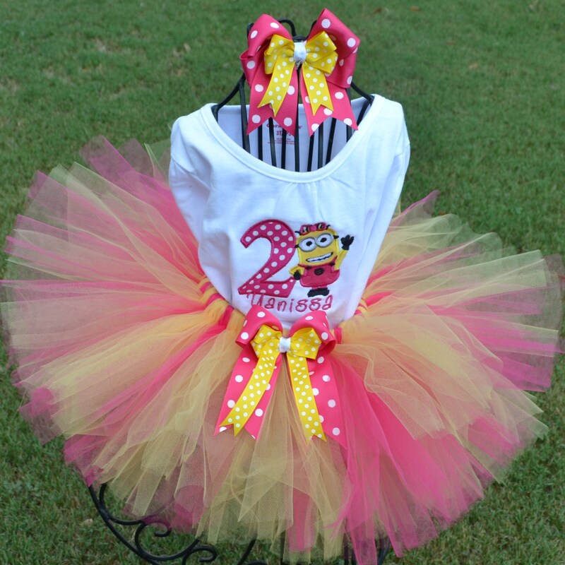 Minion Tutu Dress - Etsy