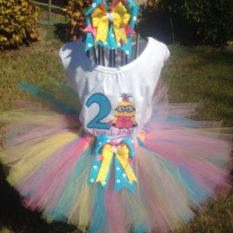 Minion Tutu Dress - Etsy