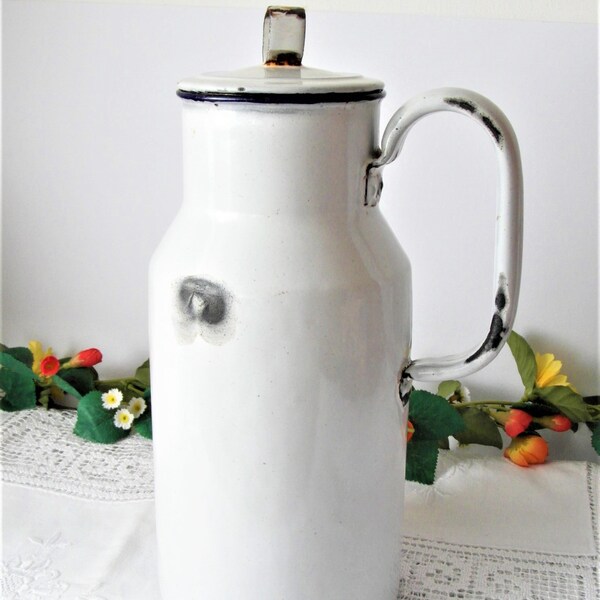 Enamel Milk Jug - Etsy