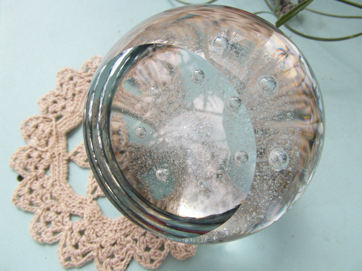 ROSENTHAL STUDIO Paperweight Paperweight Glass Art Handmade Unique From ...