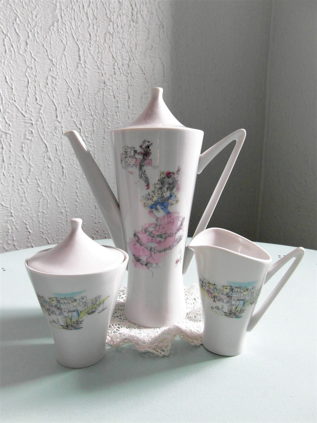 Vintage Coffee Core ALKA 1950s Series SENORITA West German Art ...