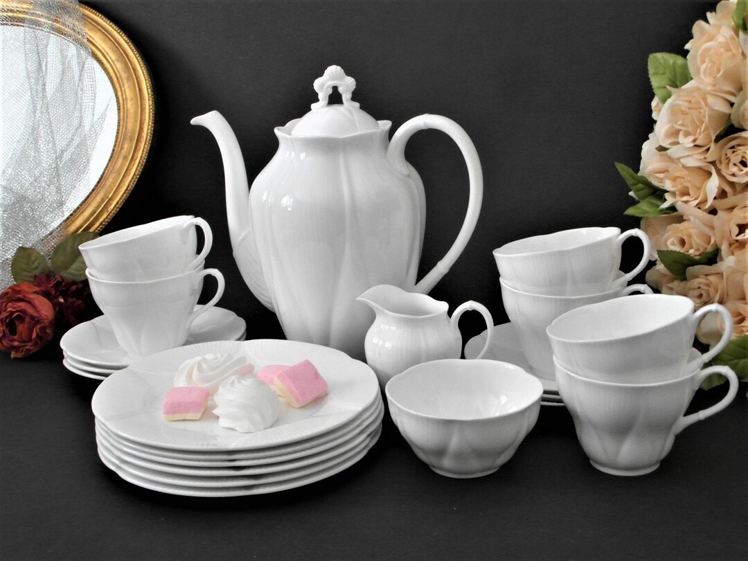 ROYAL ALBERT 6 Person English Tea Service or Coffee Service MORNING ...