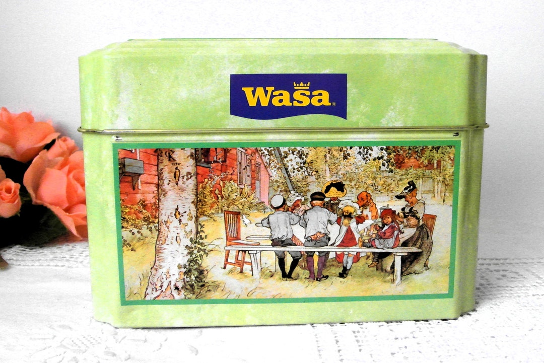 WASA Sweden Box for Crispbread With Country House and Garden - Etsy