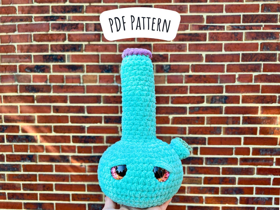 Low Sew Bong Crochet Pattern, Funny Amigurumi Instructions, 420 Crochet ...